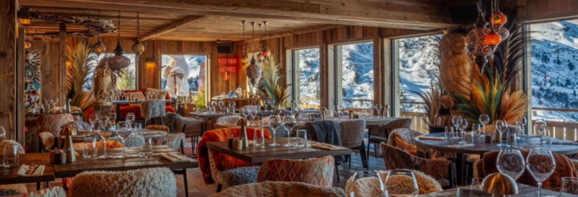 Dinner at altitude - Méribel